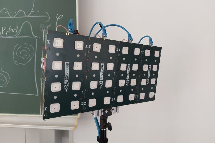 ESPARGOS: An ESP32-Based WiFi Sensing Array That Can “See” Wireless Signals